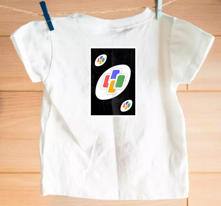 UNO card color change Mother and daughter shirt - TenStickers
